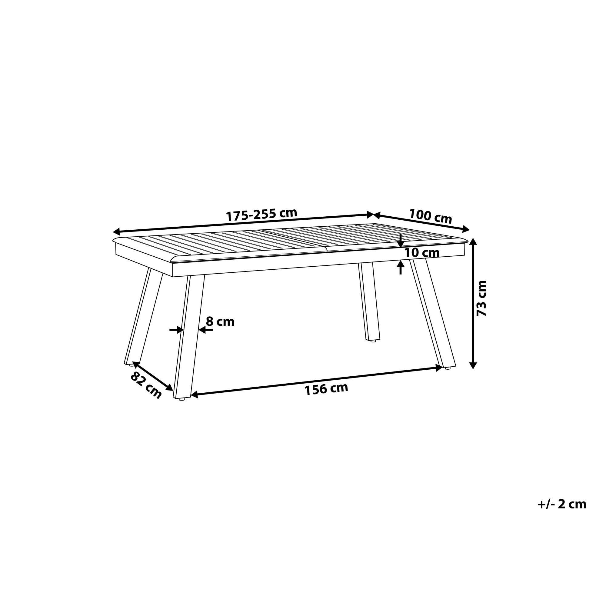 Hagegruppe Med Bord + 6 Pereta Stoler Grå - Hagemøbler & utemiljø - Chilli