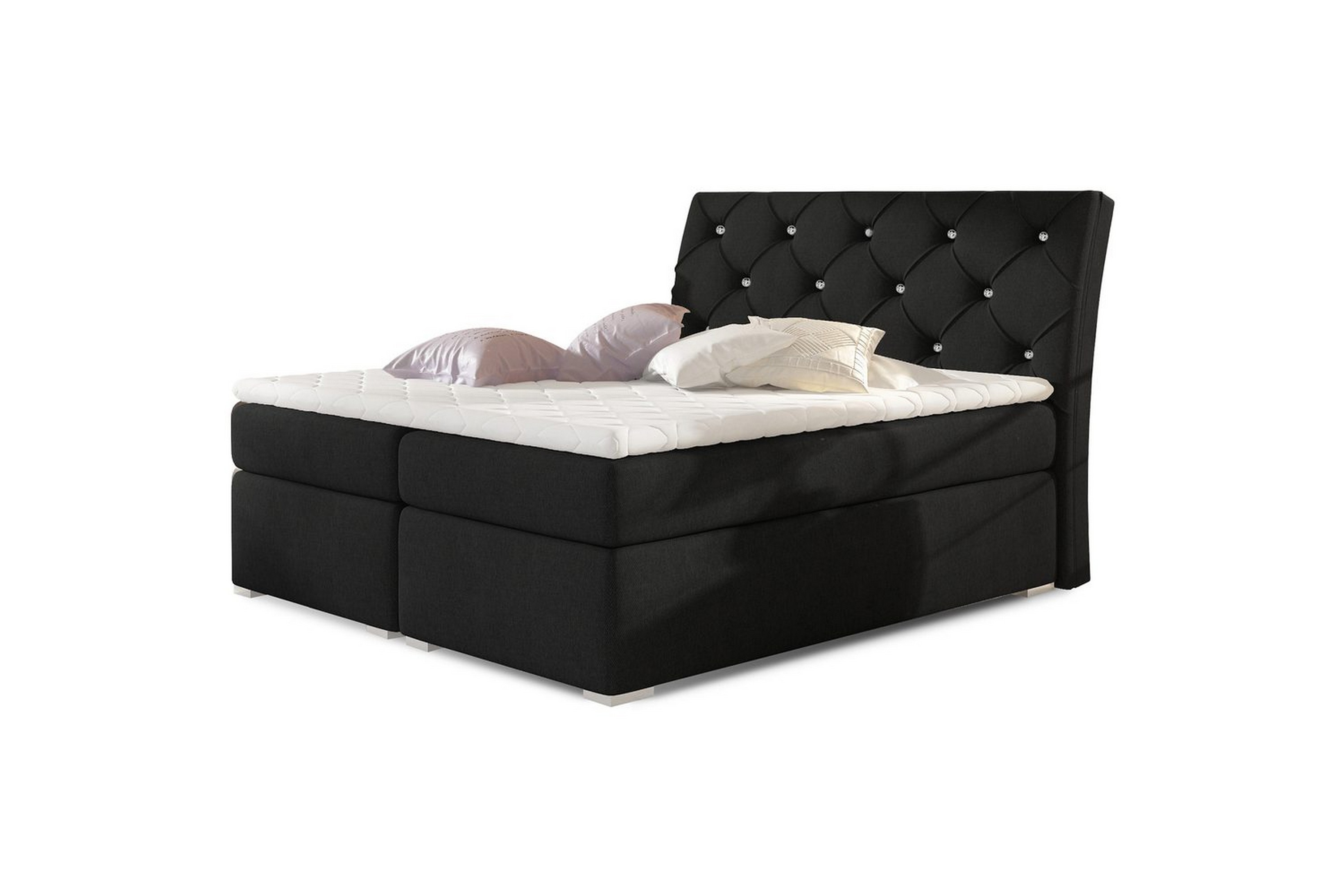 Box Spring Eltap Balvin 140x200 cm, Sawana 14, Svart - Møbler - Black ...
