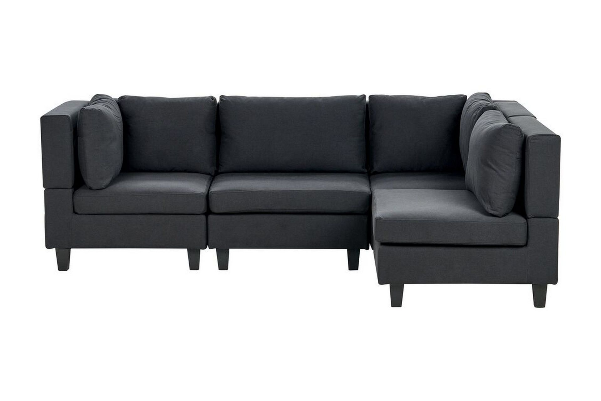 Buck Modulsofa 4-seter Svart - Møbler - Chilli