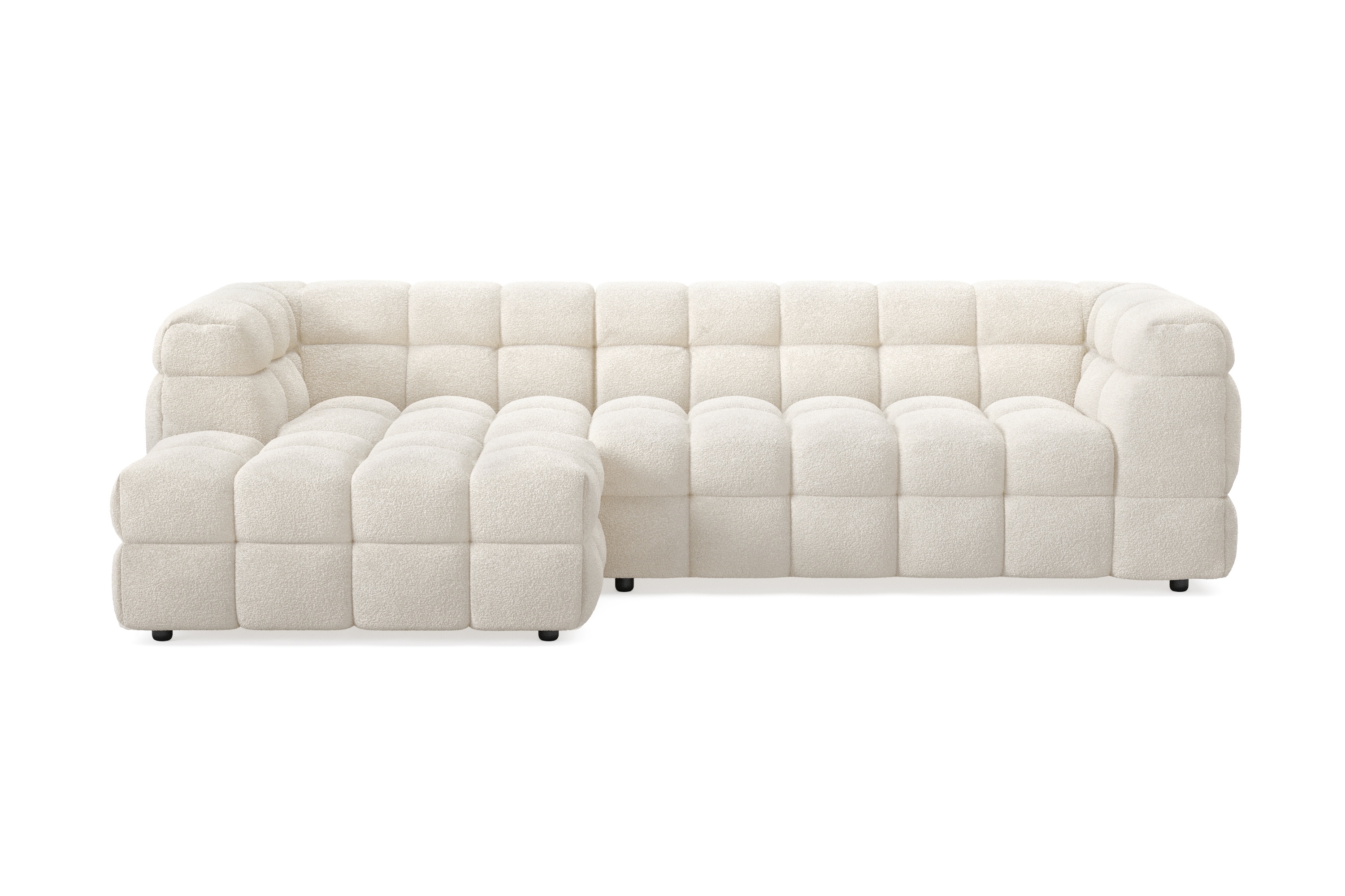 Andrarum 4-seters Sofa Elise med Sjeselong Venstre Beige Teddy - Møbler - Black Friday - Chilli
