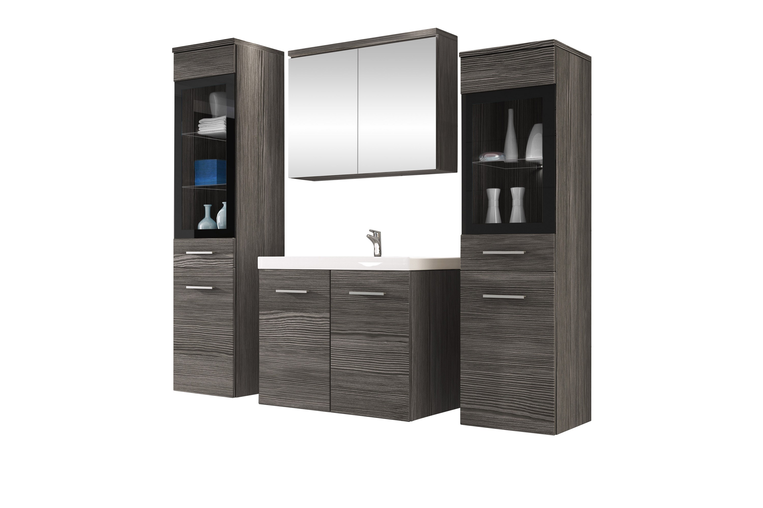 Somender Møbelsett til Bad 132 cm - Oppbevaring - Black Friday - Chilli