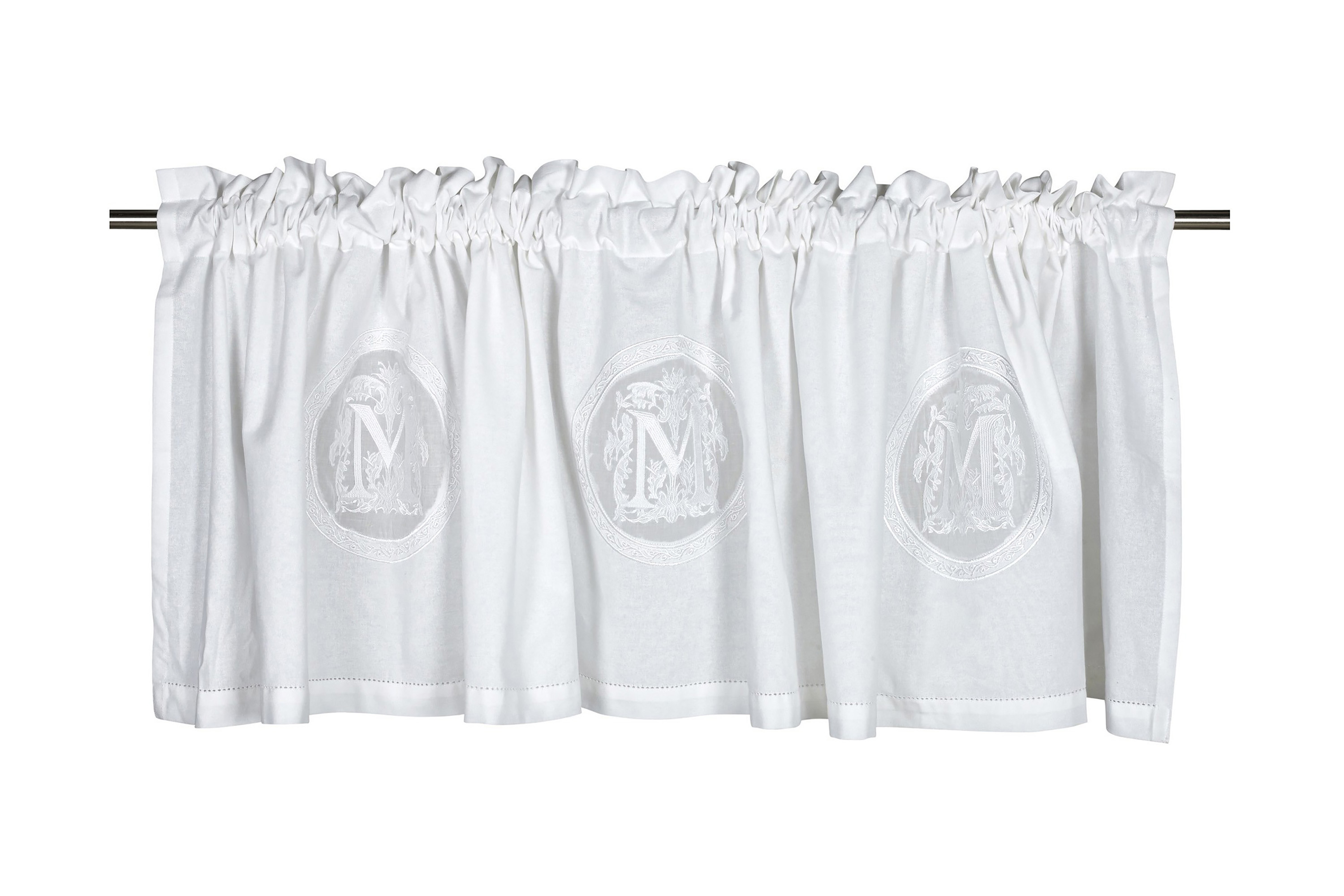 Fondaco Gardinkappe Molly 55x250 cm Hvit Fondaco - Tekstiler & tepper ...