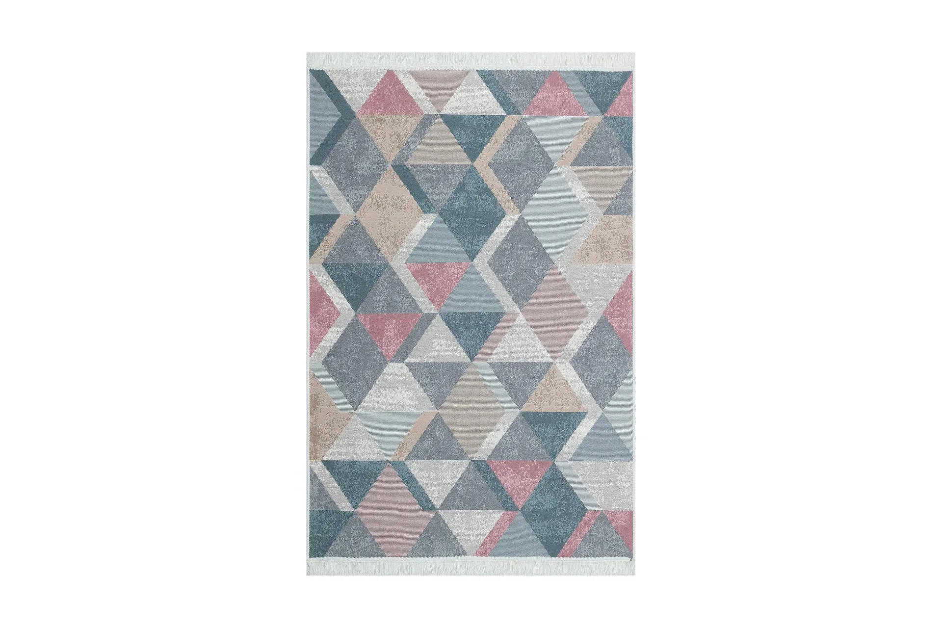 Hall Matte AR 10 - Blå, Rosa Blå/Rosa/Beige/Grå/Bomull - Tekstiler ...